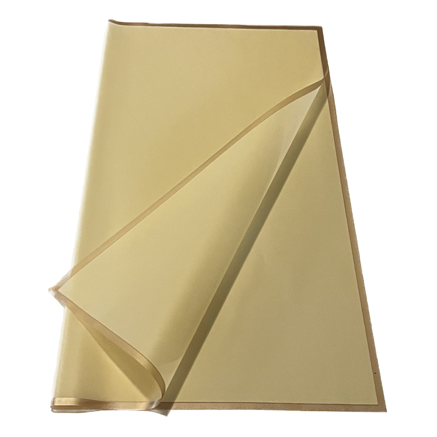 Cellophane Flower Wrap: Yellow With Gold Border (Pack of 20) – Eco ...